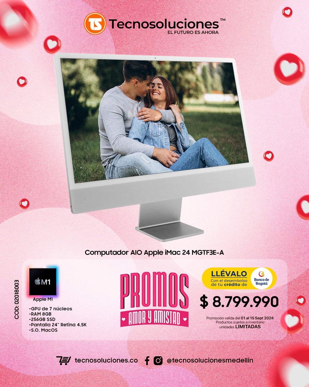 Computador Apple AIO IMac Chip M1 – Tecnosoluciones